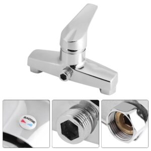 Fdit Faucet Hot and Cold Water Shower Faucet Bathroom Shower Zinc Alloy Faucet Wall Mounted Bathtub Faucet