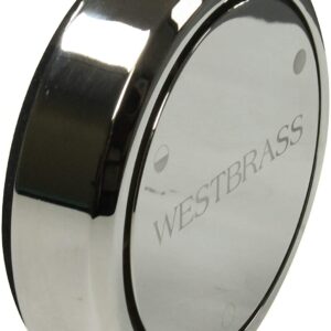 Westbrass Universal Deep Soak PVC Bath Drain, D493244CHM-05, Satin Nickel