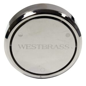 Westbrass Universal Deep Soak PVC Bath Drain, D493244CHM-05, Satin Nickel