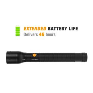 EverBrite Ultra Bright Tactical Flashlight, 900 Lumen Zoomable Adjustable Focus, 3 Light Modes, Heavy-Duty Aluminum Torch for Hurricane Supplies Camping, Includes 3C Alkaline Batteries