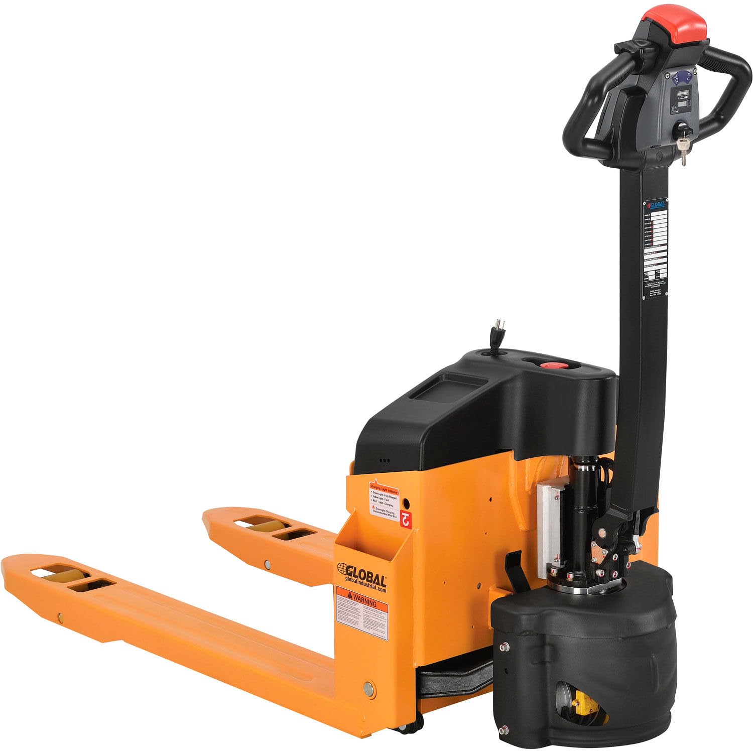 Global Industrial Self-Propelled Electric Pallet Jack Truck, (2) 60AH Batteries, 3300 Lb. Cap.