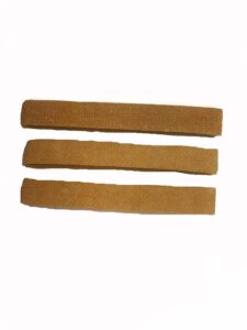 3 piece,100% all natural durkha yak himalayan dog chew - for all small dogs. total minimum weight 6.0 oz !