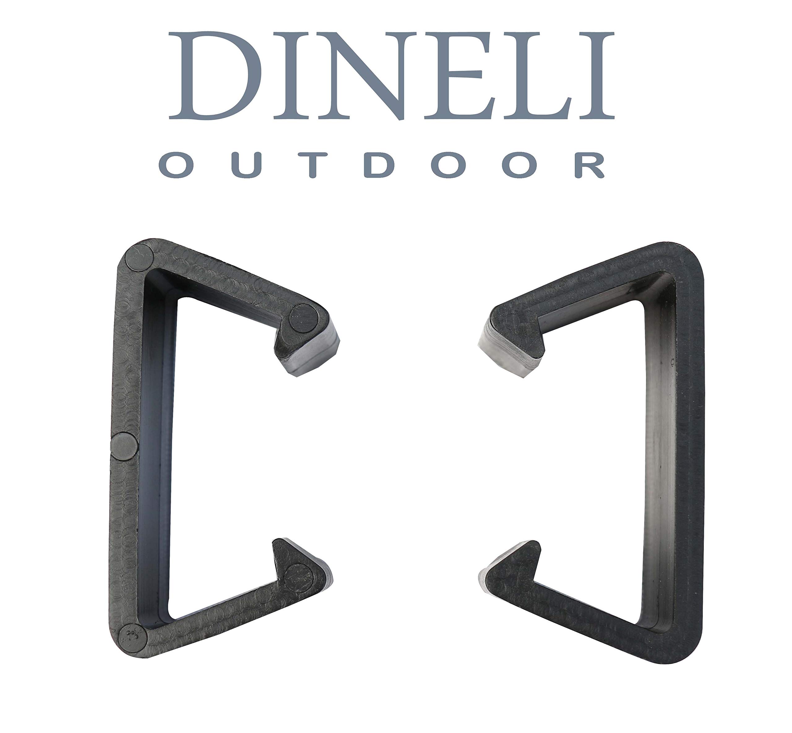 Dineli 12PCS Pack Outdoor Furniture Set Sofa Clips Patio Sectional Connectors Wicker Furniture Accessories Alignment Fasteners Non-Slip Clamps Clips for Rattan Furniture Garden Sofa