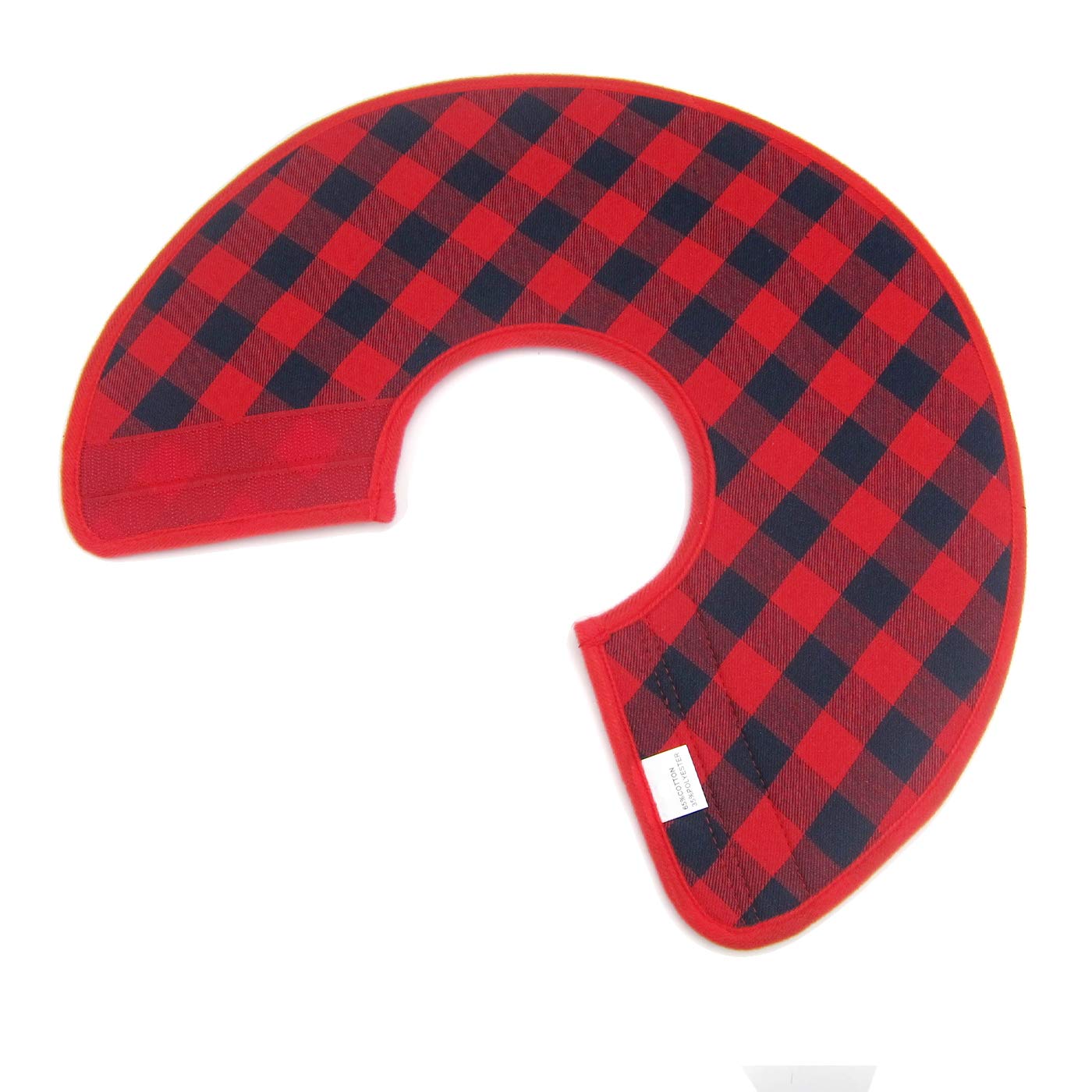 Alfie Pet - Candace Soft Recovery Collar (for Dogs and Cats) - Color: Red Flannel, Size: XXL