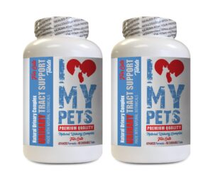 i love my pets llc cat urinary tract health - cat urinary tract support - natural complex - premium - cranberry supplements for cats - 180 treats (2 bottles)