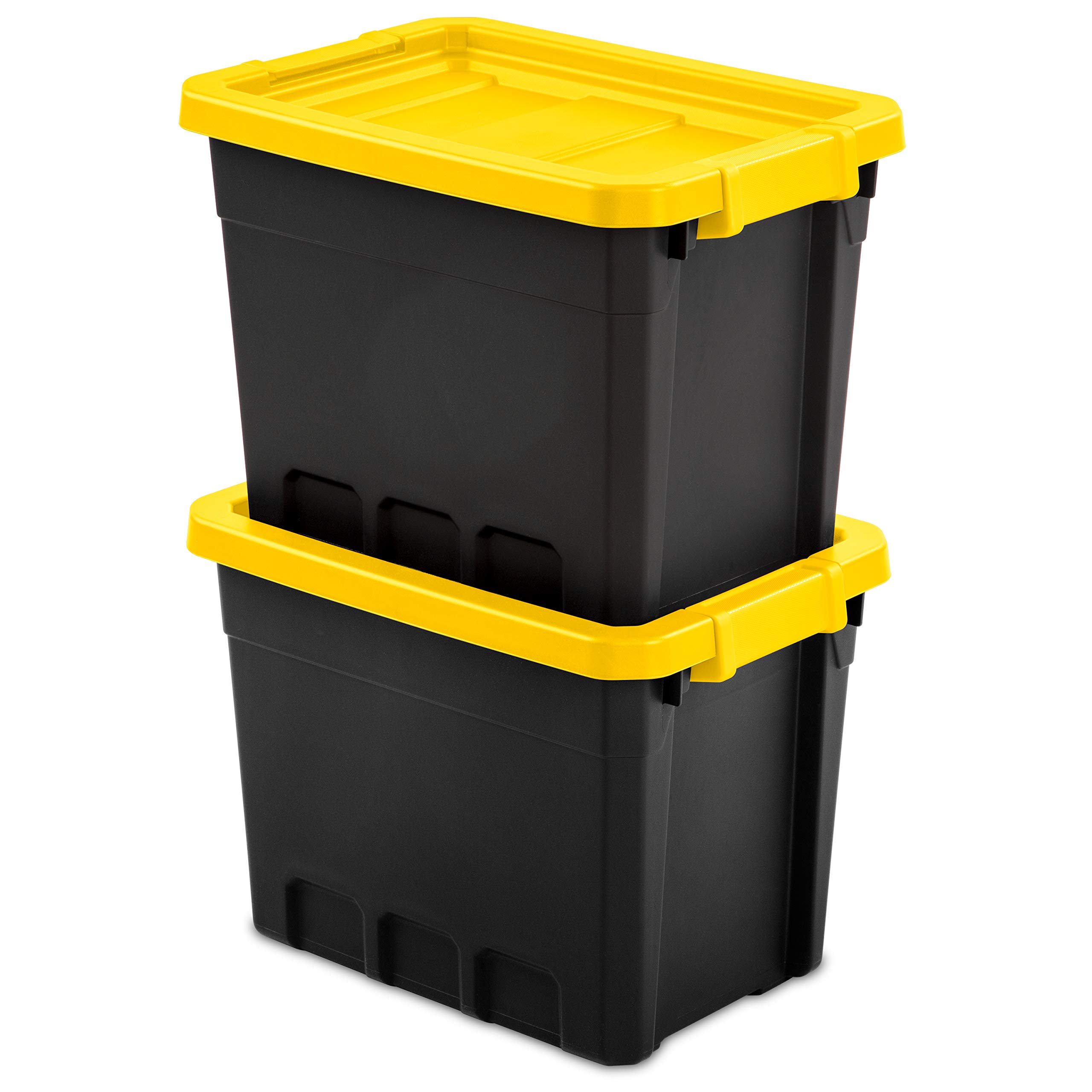 Sterilite Tote Stacker Black 7.5GA 14839006