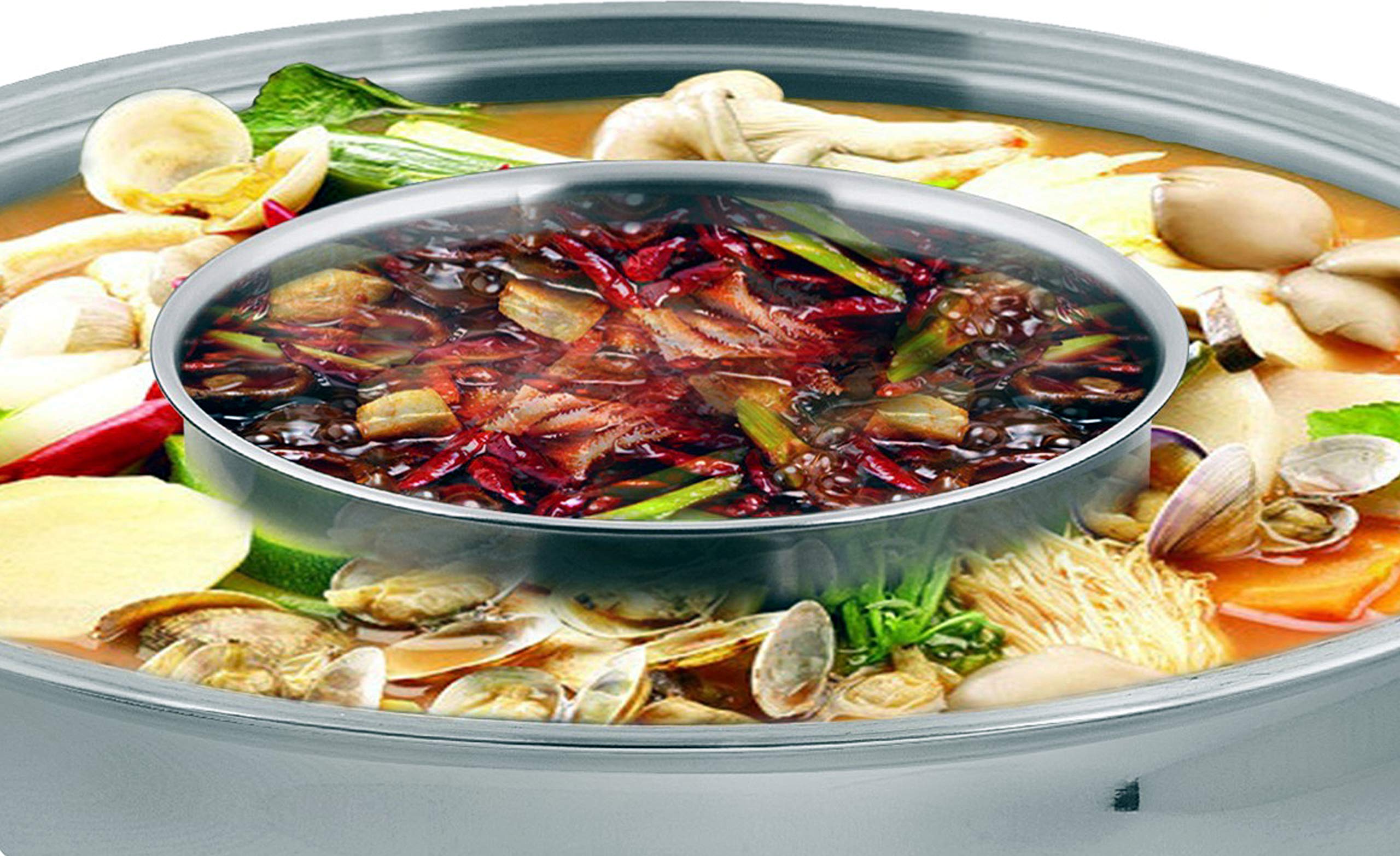 SS-303 Electric Shabu Shabu Pot (2Way)