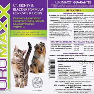 UroMAXX Urinary Tract, Kidney & Bladder Formula for Cats and Dogs 6Oz - 2 Pack