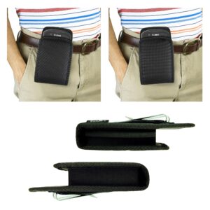 e-Holster Barcode Scanner Holster with Belt Clip and Belt Loop | Ballistic Nylon Carrying Case Pouch | Fits Zebra TC72/77/73/78, MC65/67/70/75/M60