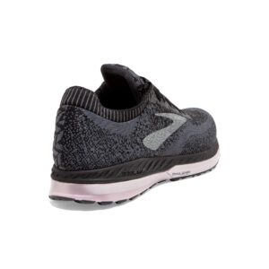 Brooks Womens Bedlam Running Shoe - Black/Black/Rose - B - 8.5