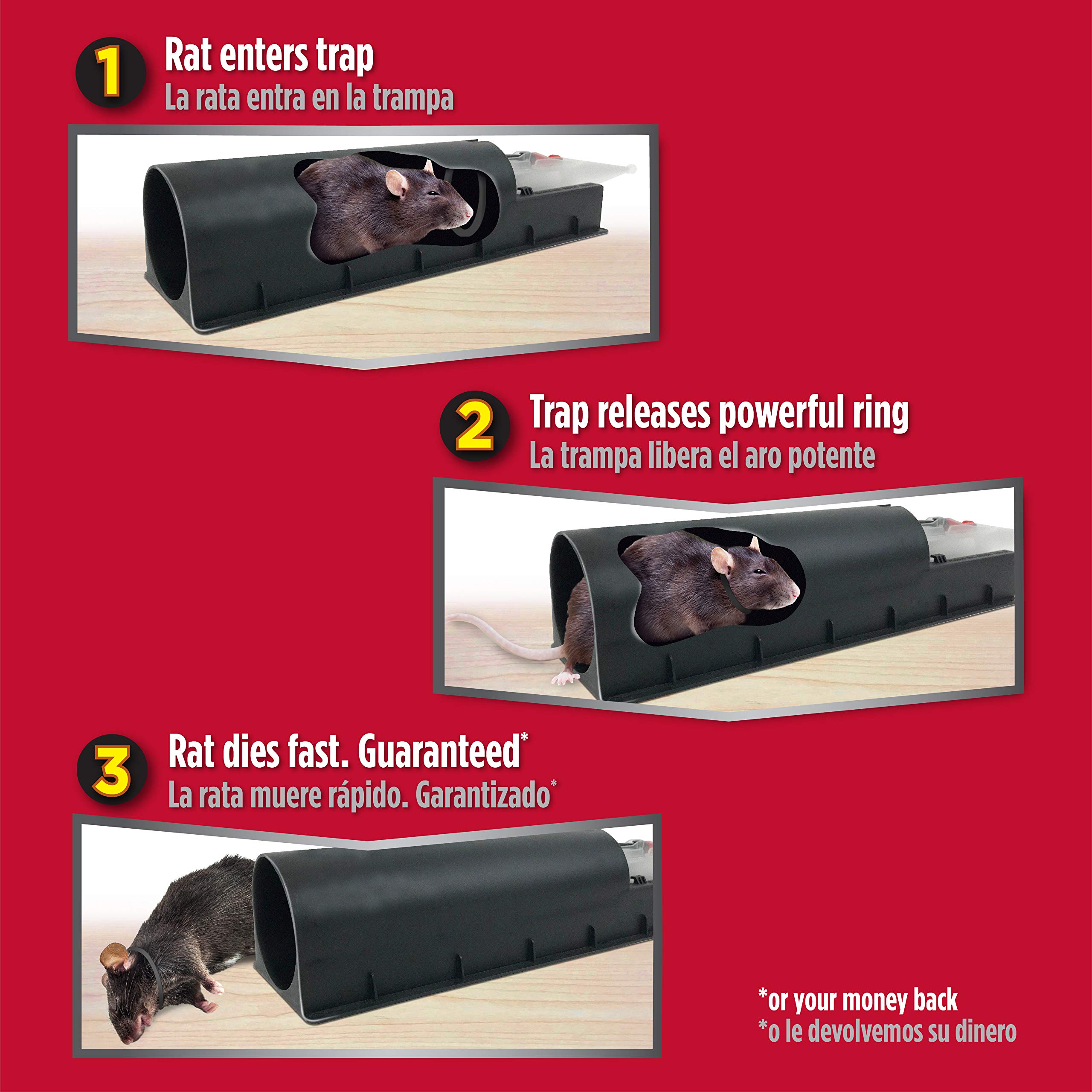 Amdro Reusable Rat Trap, Kills Up to 12