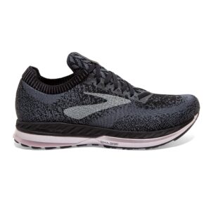 Brooks Womens Bedlam Running Shoe - Black/Black/Rose - B - 8.5