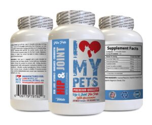 i love my pets llc joint supplements for cats tablets - pet hip and joint support - dogs and cats - healthy formula - glucosamine chondroitin cats - 120 treats (1 bottle)