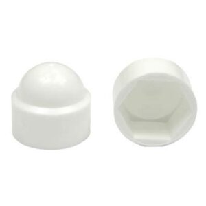 bolt protection cap - white