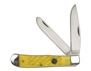 cattleman's cutlery signature trapper yellow