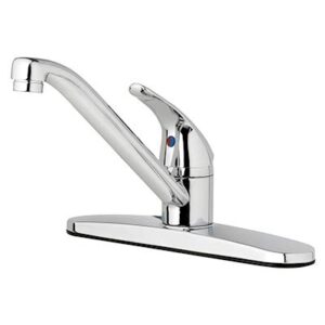 homepointe 67210-2301 rounded kitchen faucet, single lever, chrome - quantity 3