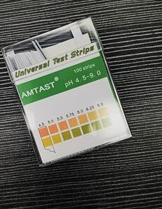 AMTAST pH Test Strips Testing Alkaline and Acid Levels in The Body pH Level Tests (100 Strips)