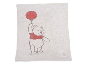 barefoot dreams the cozychic disney winnie the pooh blanket, multicolor throw, double layer jacquard knit