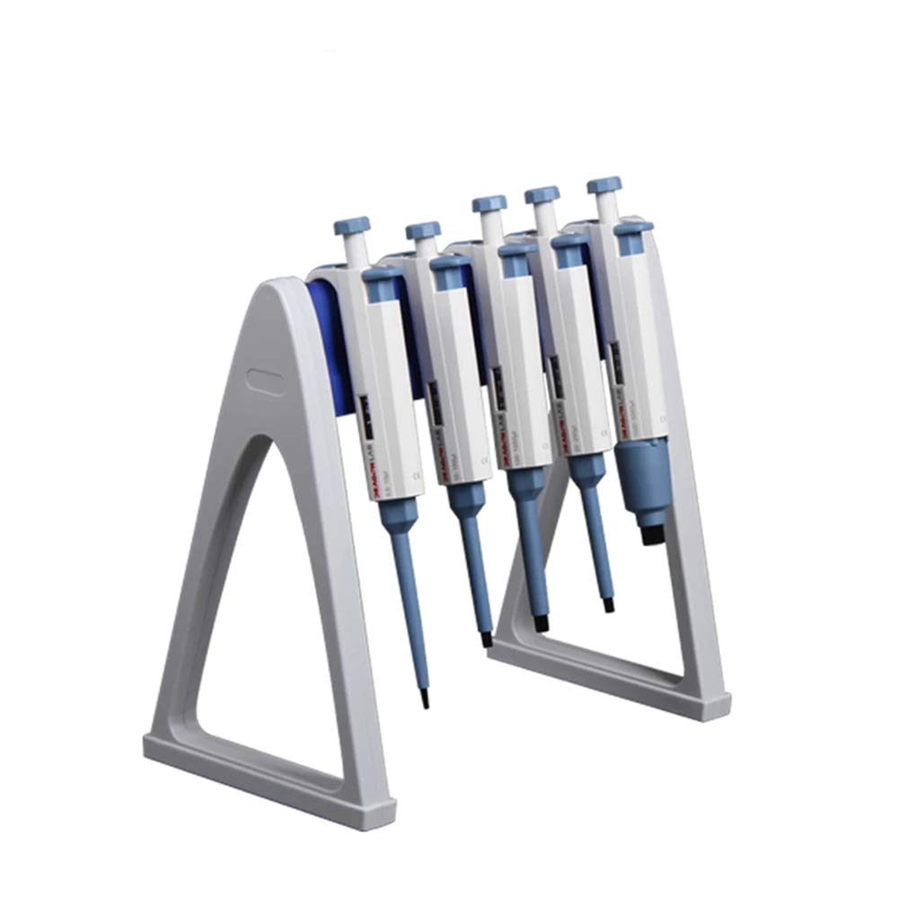 Laboratory Pipettor Stand, Stable Holding up 6 Pipettors, Useful Linear Pipette Stand Pipette Rack for Lab