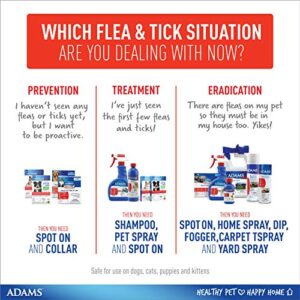 Adams Flea & Tick Collar Plus for Dogs & Puppies |2 Pack |12-Month Protection |One Size Fits All Dogs & Puppies 12 Weeks and Older |Kills Fleas and Ticks |Repels Mosquitoes (excluding California)