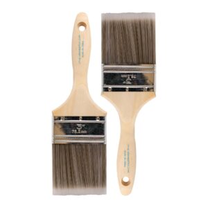 Pro Grade - Paint Brushes - 2Ea 3" Flat Brushes