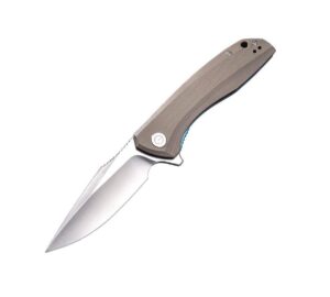 civivi baklash linerlock tan g10