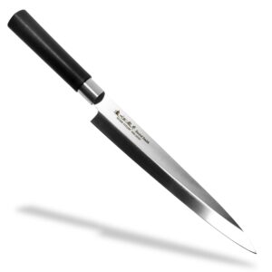 seki japan masamune, sushi knife, stainless steel wa sashimi yanagiba knife, japanese knife pp handle, 8.3 inch (210mm)