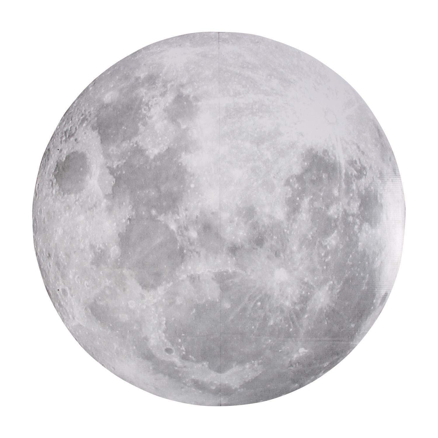 Fun Express Realistic Full Moon Hanging Decor - 45 Inch Diameter - Home and Room Decorations - VBS Vacation Bible School Supplies/Decor