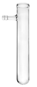 eisco test tube, 6" - with side arm - 1" (24mm) diameter, 1" arm length - borosilicate glass