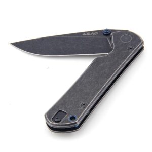 Land 912 913 Frame Lock Pocket Folding Knife Stainless Steel Blade Handle