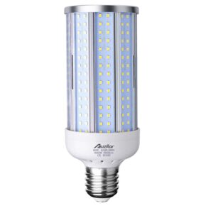 auzilar 60w led corn light bulb (e39 large mogul base) 6000lm 6500k cool white, for metal halide hid hps replacement garage parking lot high bay warehouse street lamp lighting, 85v-265v