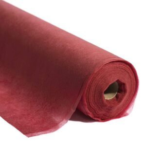 anderson's burgundy gossamer fabric roll, 19 inches x 100 yards, sheer fabric for wedding decorations, baby shower, gender reveal, prom, homecoming, event photo backdrops, drapes