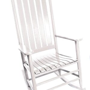 Dixie Seating Asheville Wood Rocking Chair No. 907SRTA Antique White