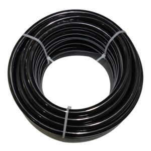 beduan 6mm x 4mm black pneumatic tubing pipe pu polyurethane air compressor tubing hose pipe line fluid transfer 39.4ft 12 meter