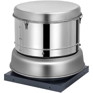 vevor 2400 cfm roof fan up-blast restaurant exhaust fan high speed direct drive up-blast exhaust fan 250w