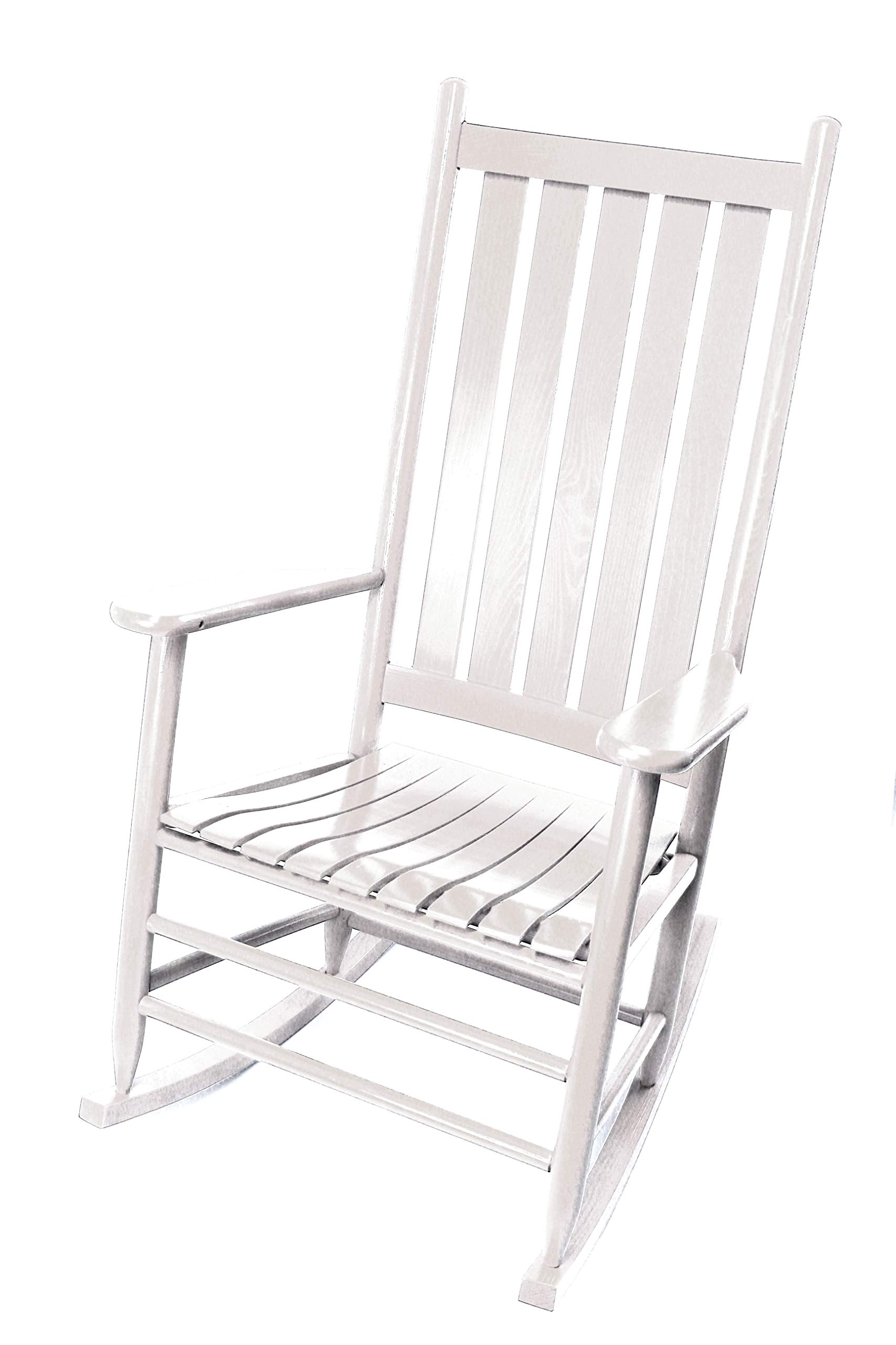 Dixie Seating Asheville Wood Rocking Chair No. 907SRTA Antique White