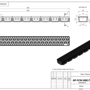 Vodaland - 4 Inch Trench Drain System with Grate - Terracotta - Easy 2 (5)