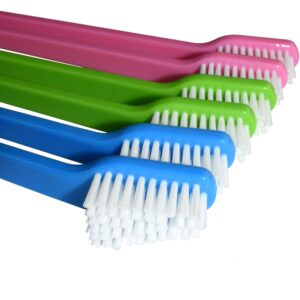 VQVAAQ Dog Toothbrush Cat & Dog Toothbrush Soft Bristle Pet Toothbrush Combo Pack for The Dental Care of Your Small to Large Dogs, Cats, Most Pets