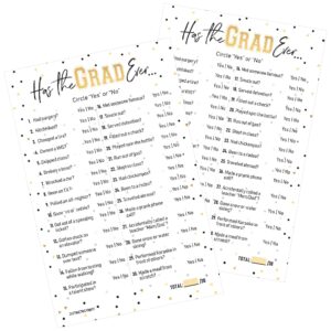 distinctivs grad party games, has the grad ever graduation party game - 25 count