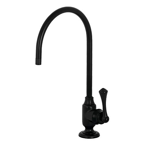 Kingston Brass KS5190BL Vintage Single-Handle Water Filtration Faucet, Matte Black