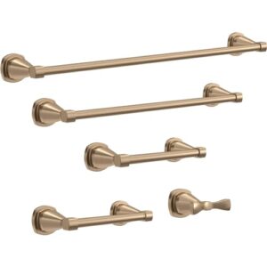 Delta Faucet 77638-CZ Stryke Towel, Double Hook, Champagne Bronze