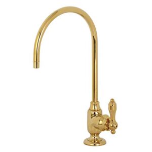 kingston brass ks5192tal tudor water filtration faucet, polished brass, 11.13 x 6.94 x 5.81