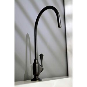 Kingston Brass KS5190BL Vintage Single-Handle Water Filtration Faucet, Matte Black