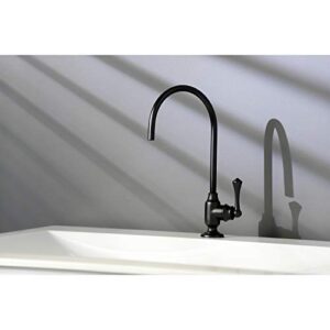 Kingston Brass KS5190BL Vintage Single-Handle Water Filtration Faucet, Matte Black