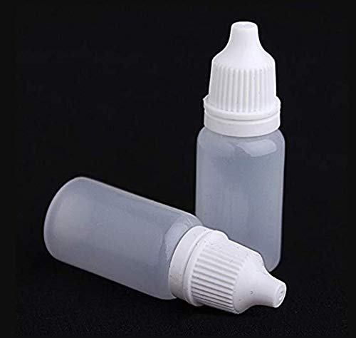 12PCS 30Ml/1Oz Empty Refillable Eye Liquid Dropper Dropping Bottle Portable Soft Squeezable Clear Plastic Dropper Vials Sample Packing Bottles with Plug and Screw-on Lid