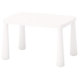 ikea mammut children's table, indoor/outdoor white