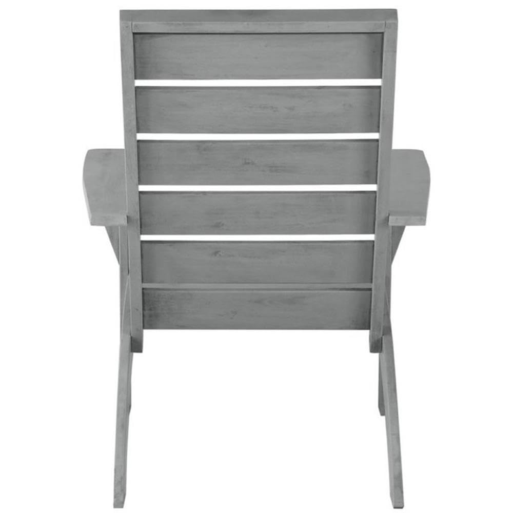 Riverbay Furniture Outdoor Chair with Cushion in Gray