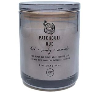 dw home patchouli oud scented candle