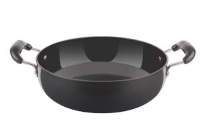 satre online and marketing hindalco aluminium cookware pan size no-13,aluminium kadai, 3 mm,aluminium kadai,kadhai pan,frying pan,kadai indian for frying