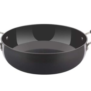 Satre Online and Marketing Hindalco Aluminium Cookware Pan Size No-13,Aluminium Kadai, 3 mm,Aluminium Kadai,Kadhai Pan,Frying Pan,kadai indian for frying